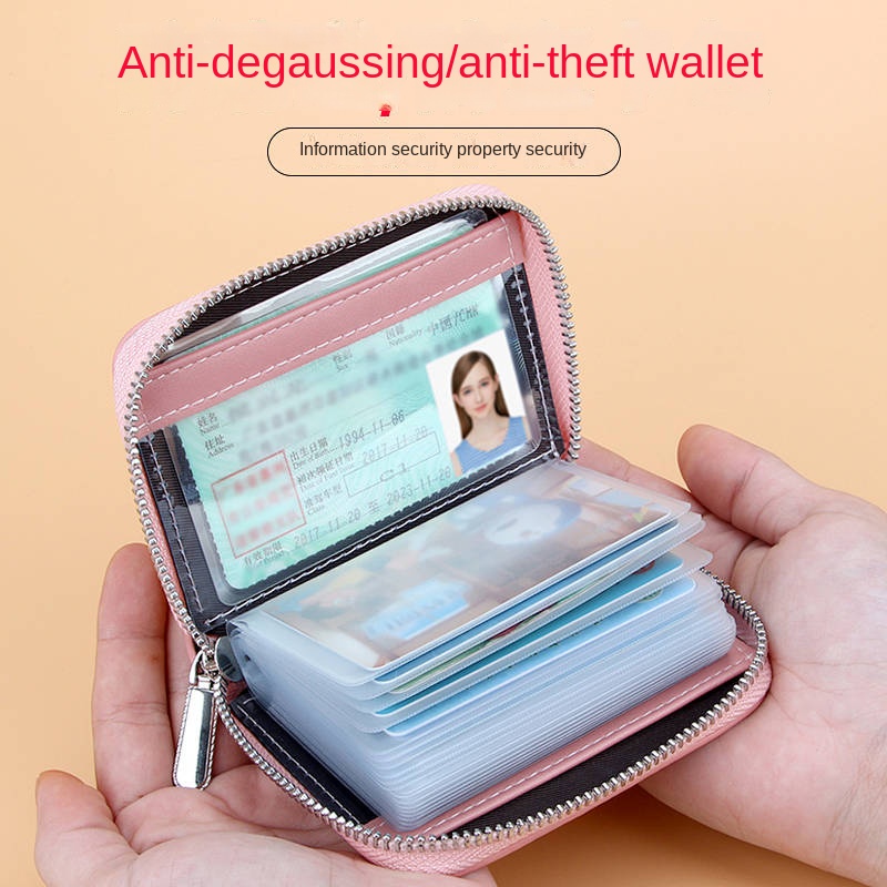 SENSES 20 Card Slot Card Bags Korean Style Multiple Card Slots Large ...