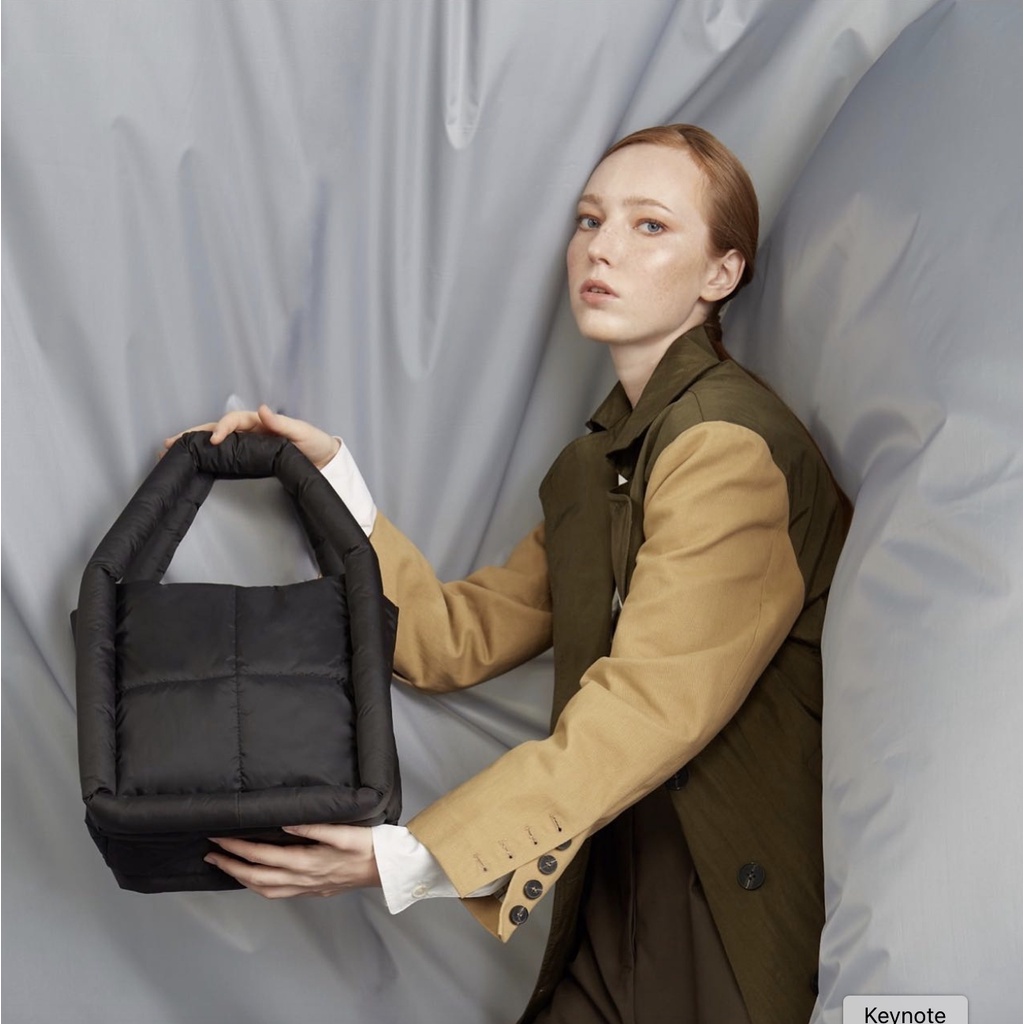 LONGLAI กระเป๋าถือ BLOWEE TOTE BAG-BLACK สีดำ - longlaileather - ThaiPick