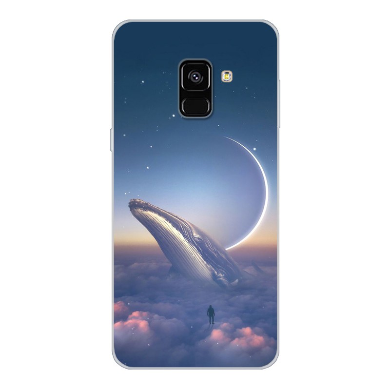 เคสโทรศัพท์มือถือซิลิโคน Tpu ลายการ์ตูนสําหรับ Samsung Galaxy A8 A8 ...
