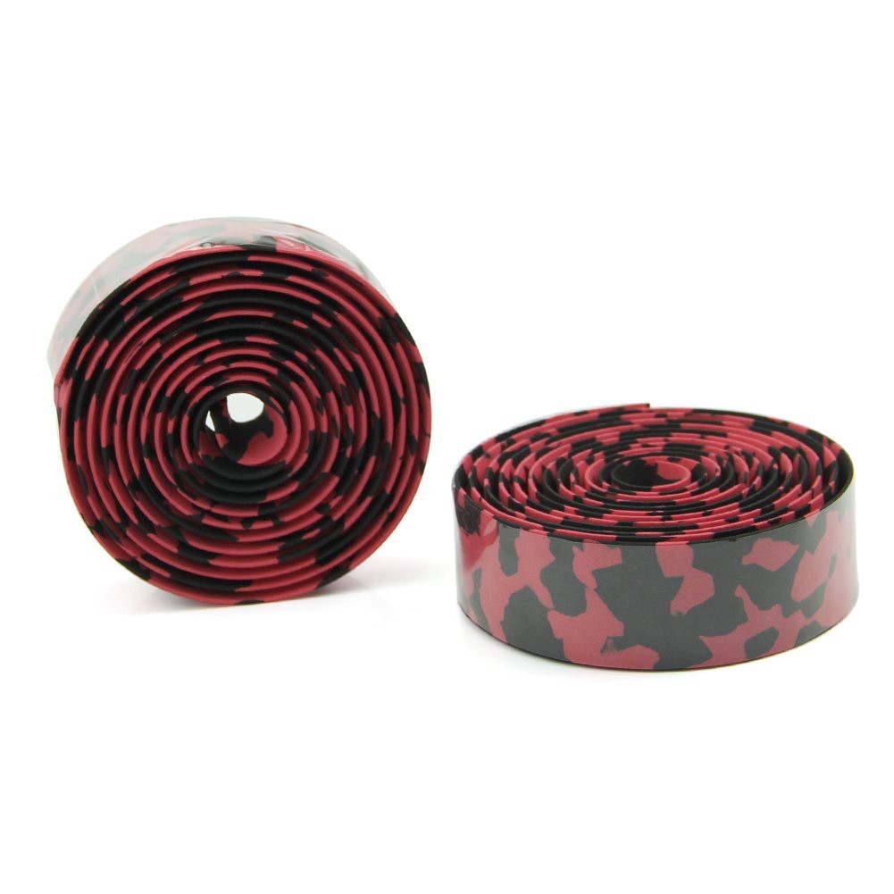 COD Ready Stock Bicycle Handlebar Bar Grip Wrap Tape + 2 Bar Plugs-Red ...