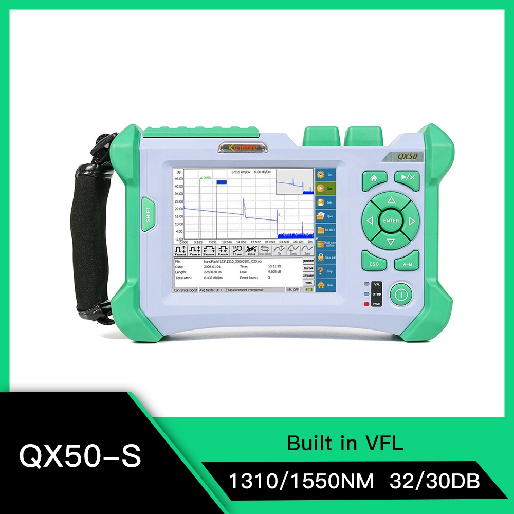9 Languages Fusion Splicer Komshine FX39 Fiber Welder QX50 SM OTDR ...