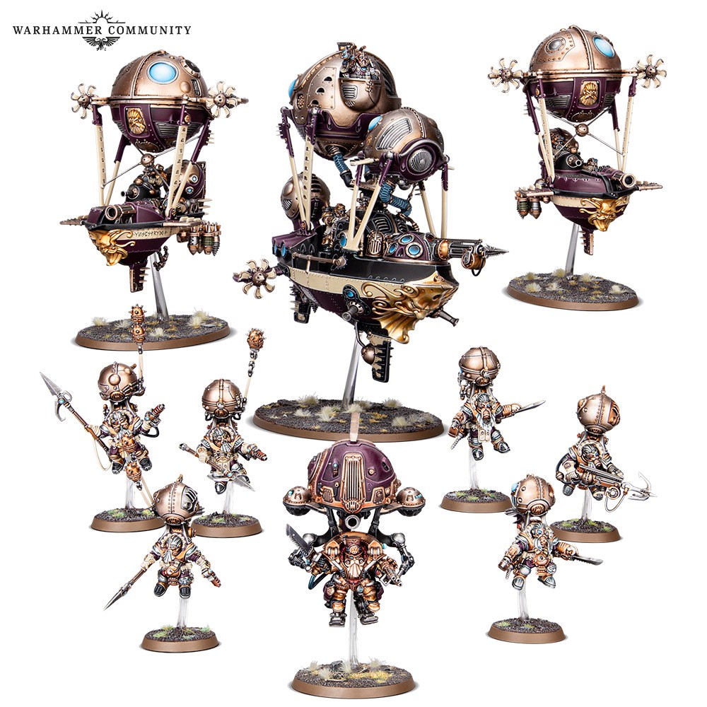 Warhammer AOS: Kharadron Overlords Battleforce Barak-Nar-Skyfleet ...