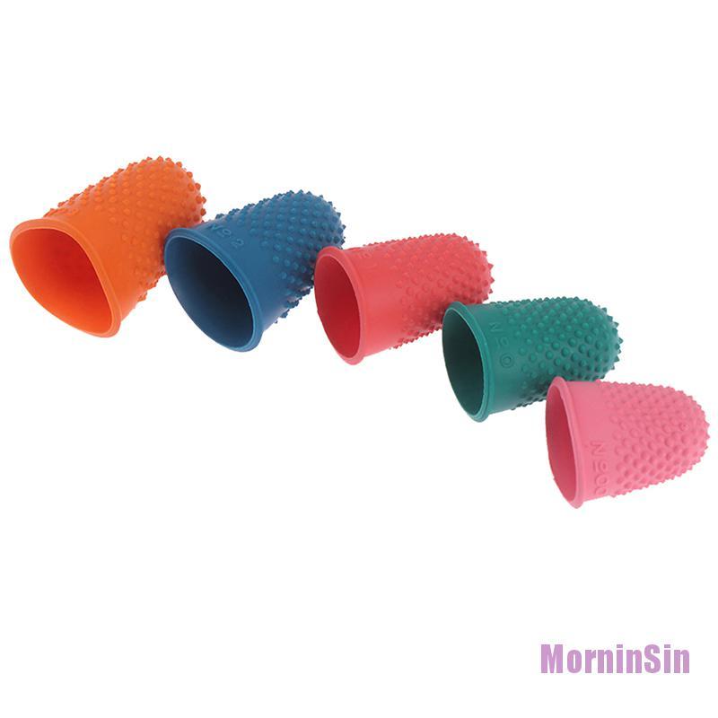 MorninSin5Pcs Counting Cone Rubber Thimble Protector Sewing Quilter ...