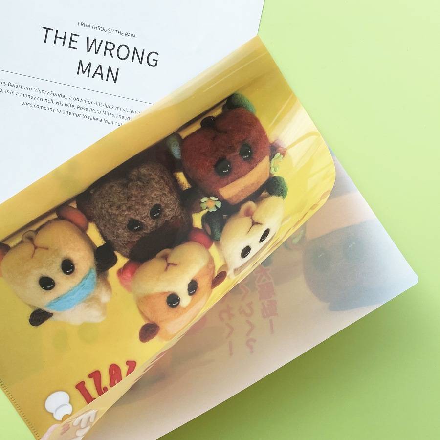 (พร้อมส่ง)Pui Pui Pui Molcar กระเป๋าใส่เอกสารขนาด A4 ของขวัญเครื่องเขียน - zql2_mai.th - ThaiPick