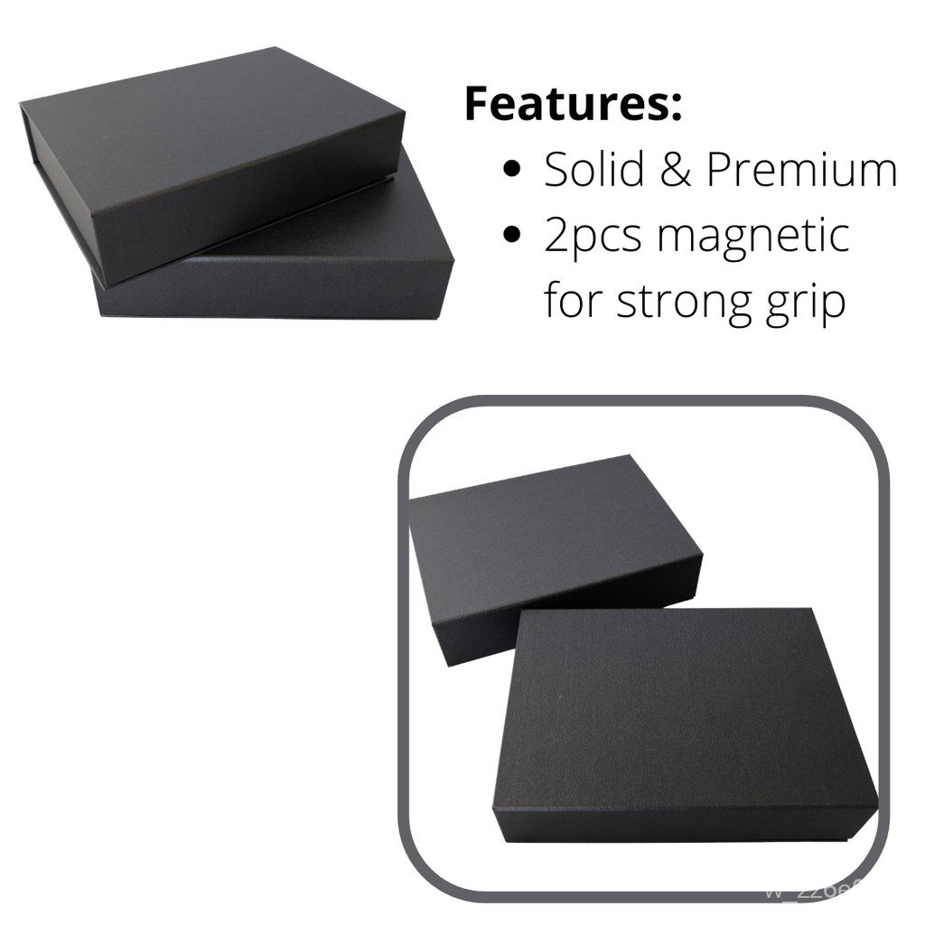 READY STOCK in Malaysia! Premium Grade Hardboard Gift Box Magnetic Flip ...