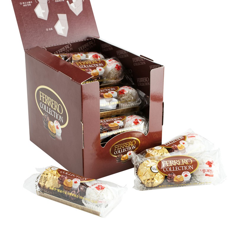 ช๊อกโกแลต/chocolate/COD ☑Ferrero Chocolate Gift Box มี 48 ชิ้น ของว่าง ...