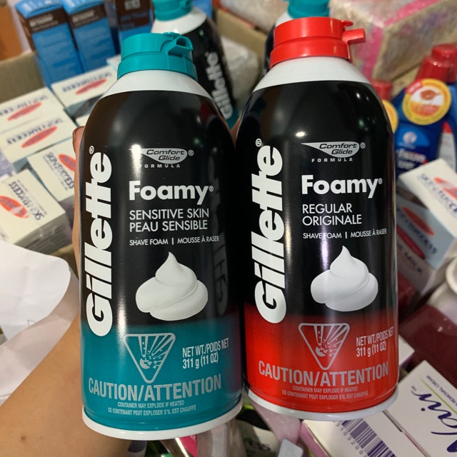 Gillette Foamy Regular Original Shave Foam 311g | Shopee Thailand