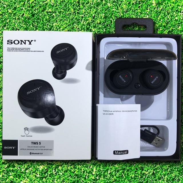 SONY TWS 5 WIRELESS HEADPHONES BLUETOOTH 5.0 SOUNDS SPORT EARPHONE ...
