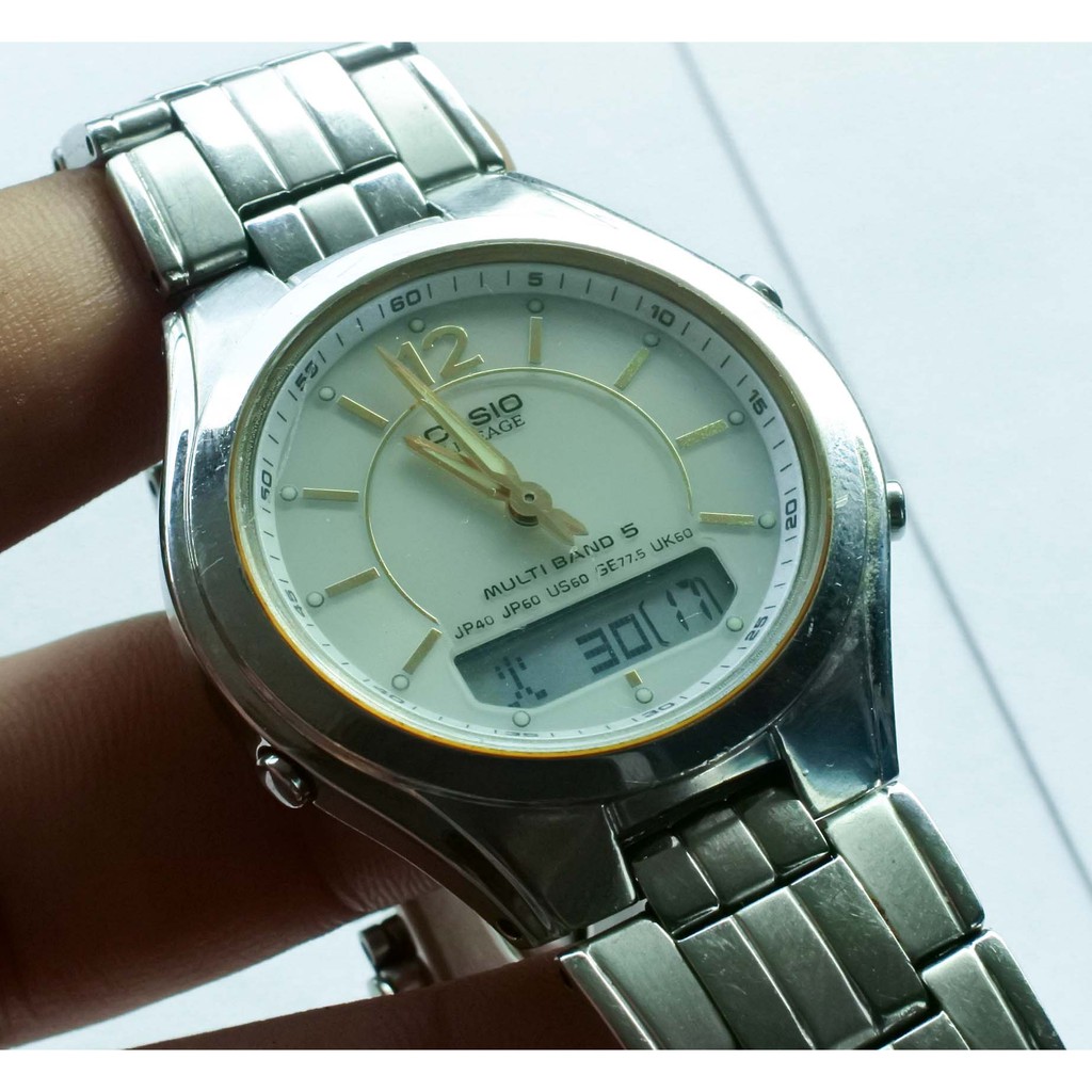 นาฬิกาแท้ มือสอง Vintage Casio รุ่น Lineage Japan Movt ญี่ปุ่น หน้าปัด ...