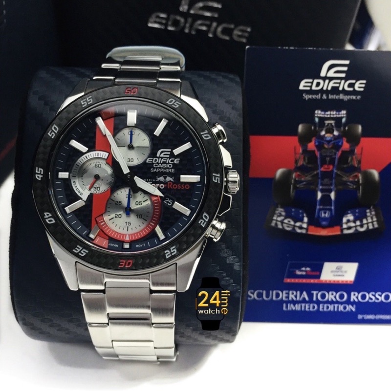 casioผู้ชายแท้ นาฬิกาCasio EDIFICE Scuderia Toro Rosso Limited Edition ...