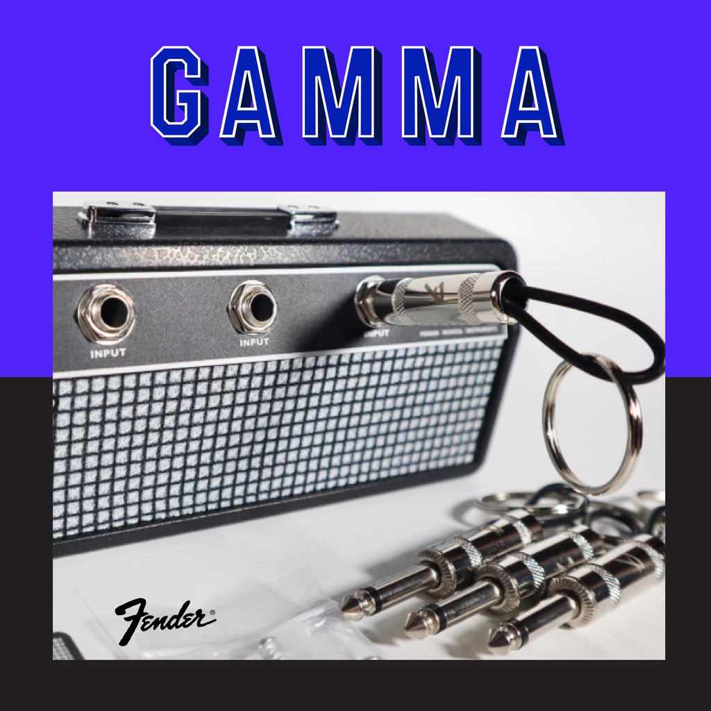 Fender Key Holder กล่องเก็บกุญแจ Fender Rack 1 ชิ้น แถมพวงกุญแจหัวแจ็ค ...