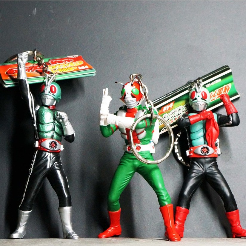 Bandai เหมา v1 v2 v3 Keychain kamen rider masked rider toy figure มดแดง ...