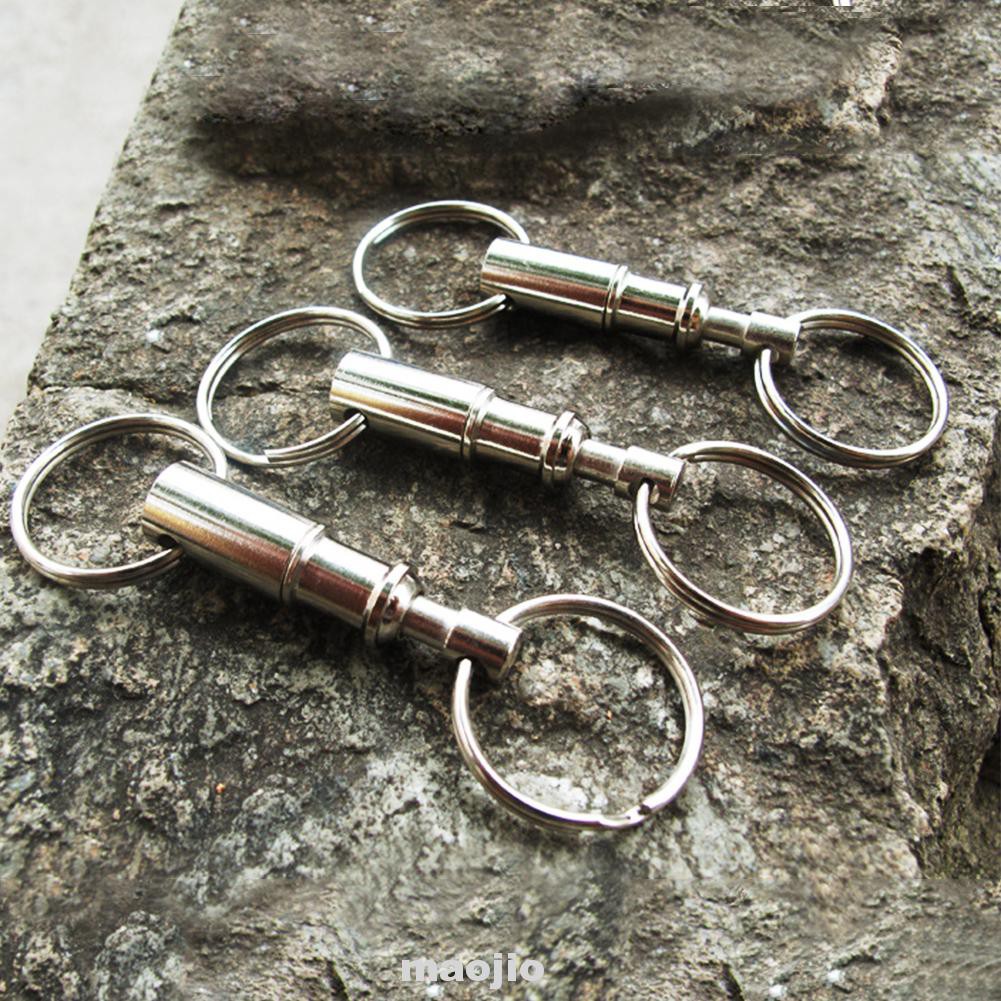 Outdoor Quick Release Detachable Double Headed Campass Key Ring ...