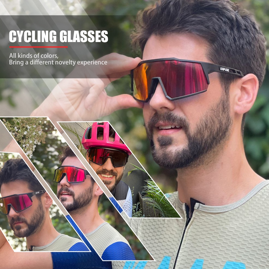 Cyclist Polarized Cycling Goggles Bicycle Eyewear Road Bike MTB Outdoor ...