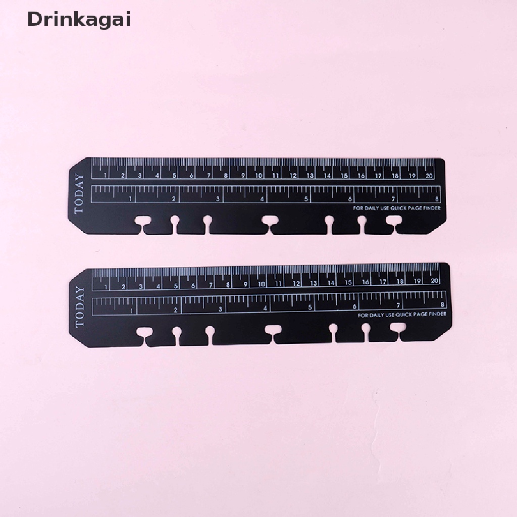 Dri A5 A6 A7 2pcs Black White Bookmark Rulers Spiral Notebook Quick ...