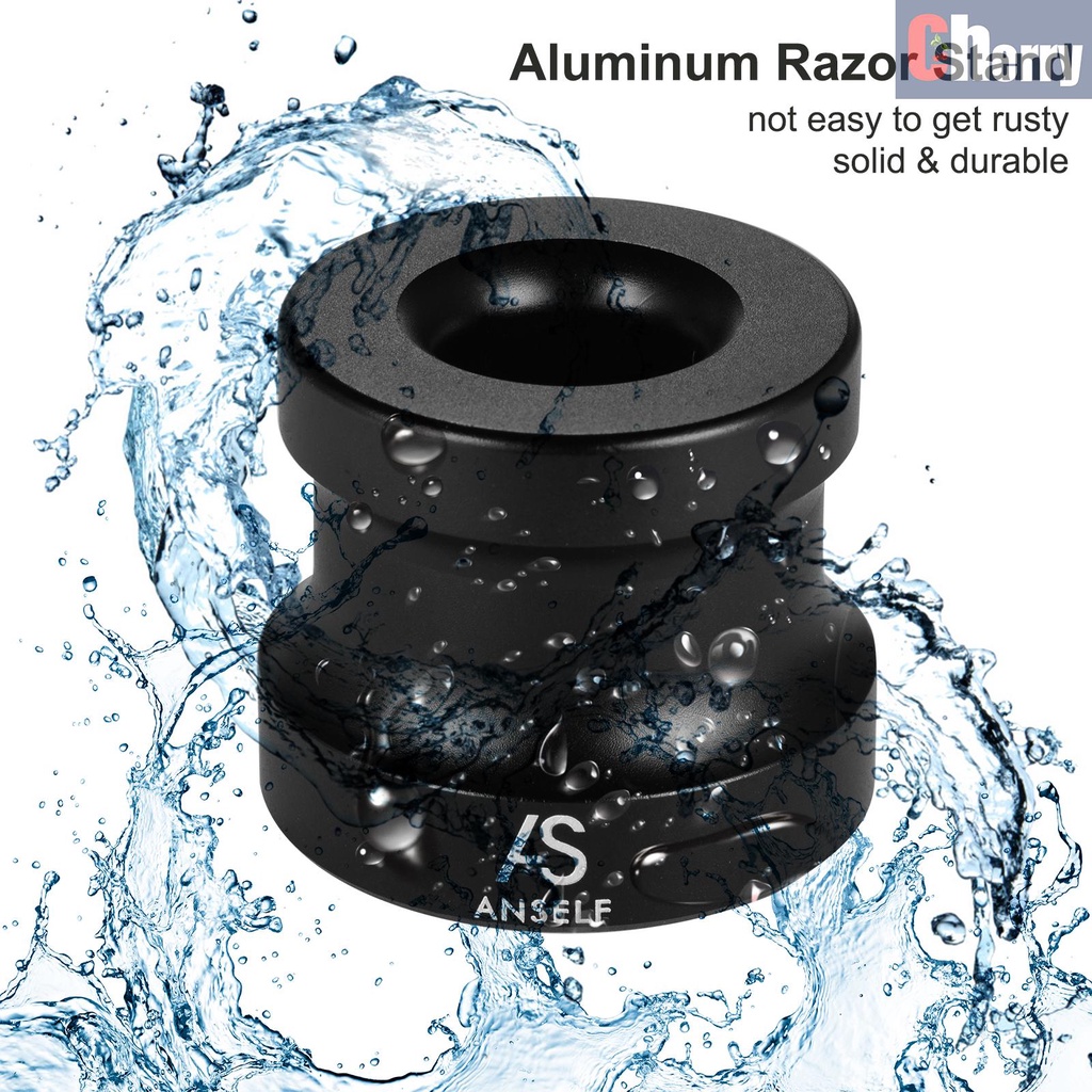 CR Anself อุปกรณ์ขาตั้งอะลูมิเนียมสําหรับวางใบมีดโกนหนวดผู้ชาย ...