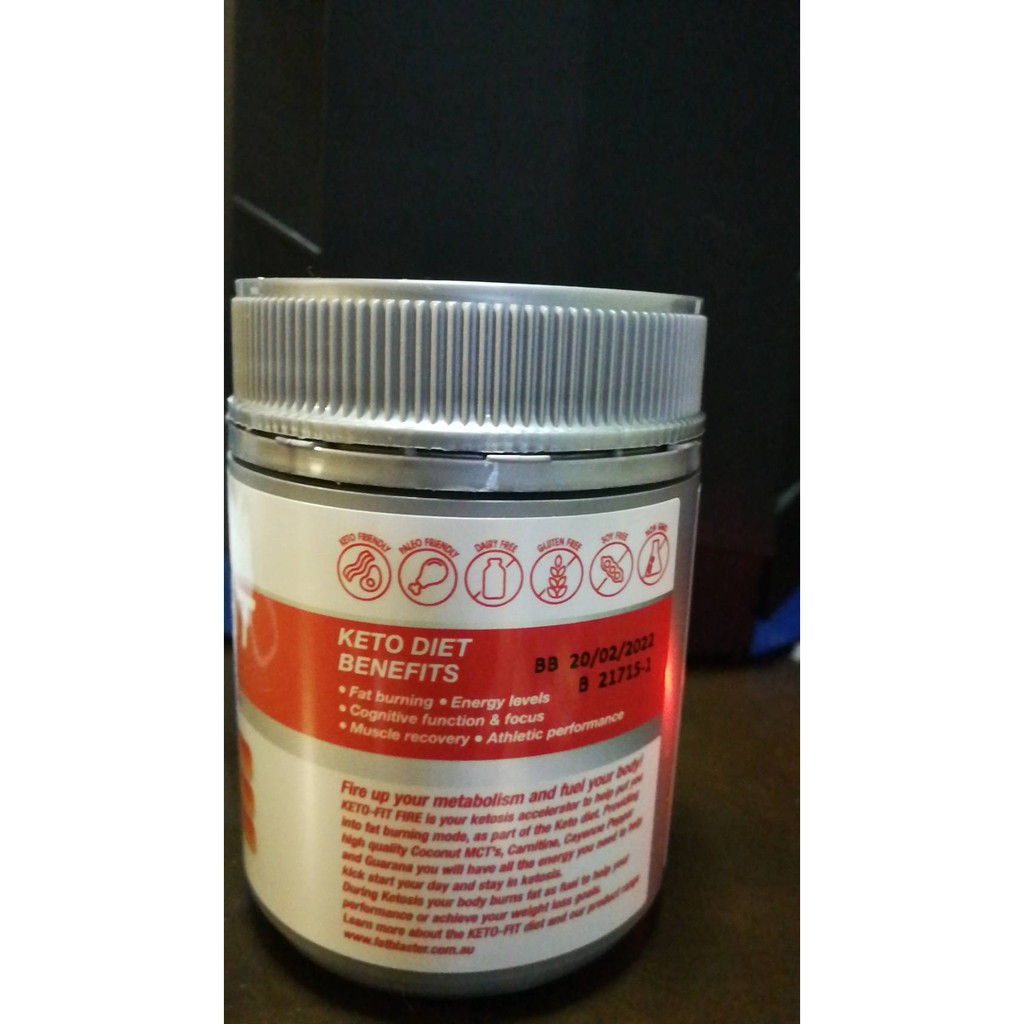 Naturopathica Fatblaster Keto Fit Fire 60 Capsules ฉลากออสเตรเลีย ...