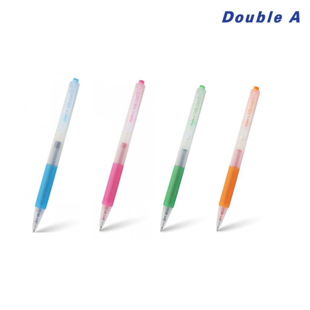 Double A Silk Gel Pen 0.5 มม. ปากกาเจลสี จำหน่าย 1 ด้าม - double.a.shop ...