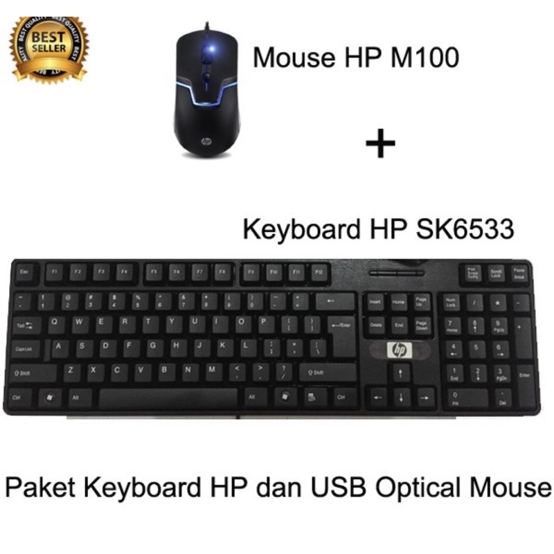 Sk6533 Hp Usb แป้นพิมพ์แพคเกจและ Hp X500 เมาส์เคเบิ้ล Usb - abadi ...