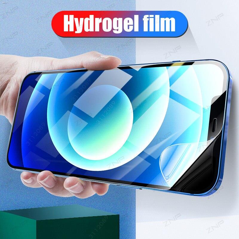 3Pcs Full Cover Hydrogel Film For iPhone 7 8 6 6s Plus 11 12 Pro XS Max ...