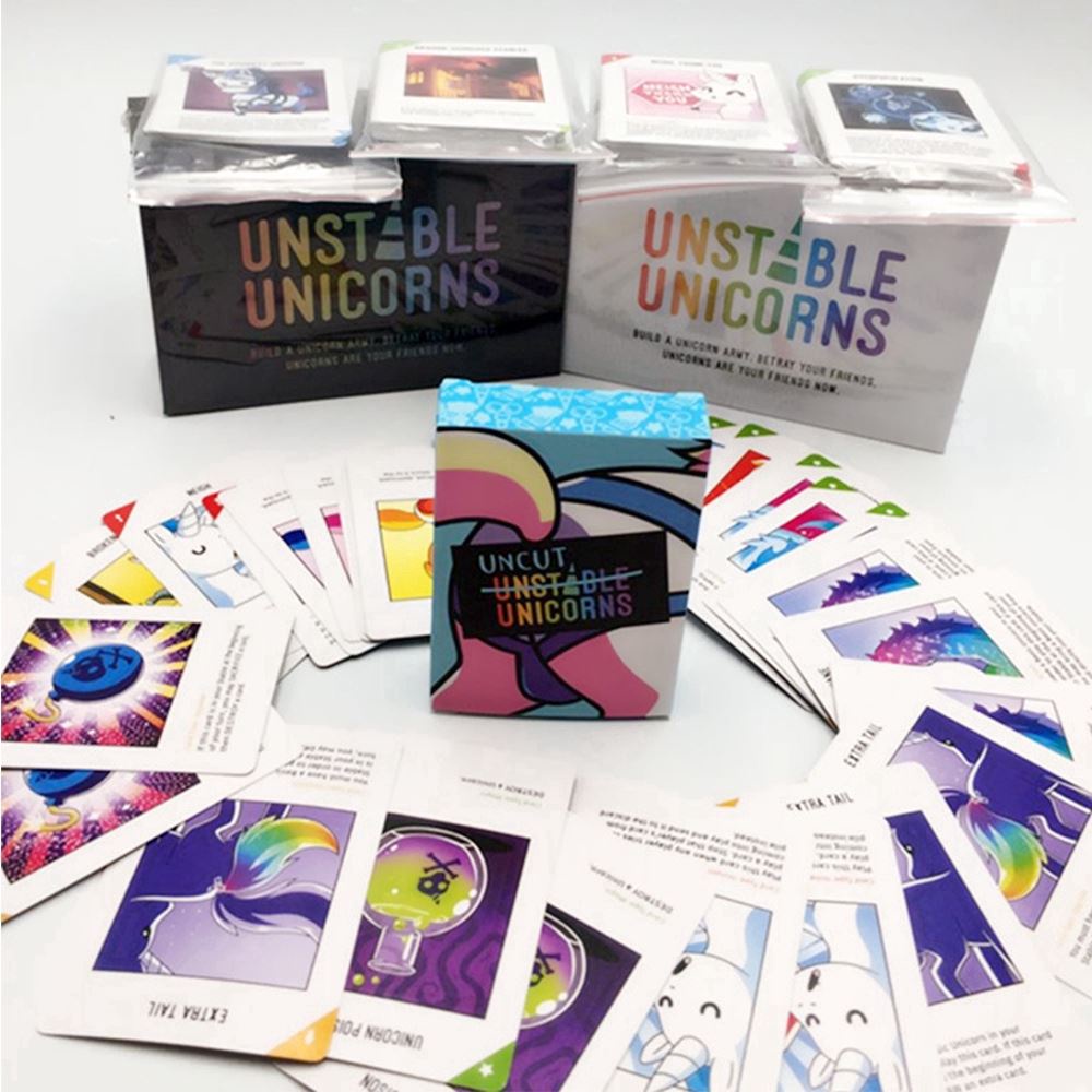 Unstable Unicorns Basic Pack Expansion Pack Cards Game for Parties ...
