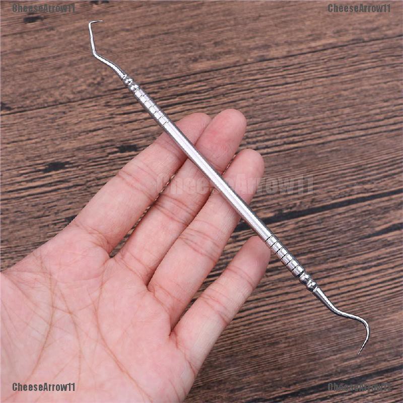 CheeseArrow 1Pc Double Ends Stainless Dentist Teeth Clean Hygiene ...