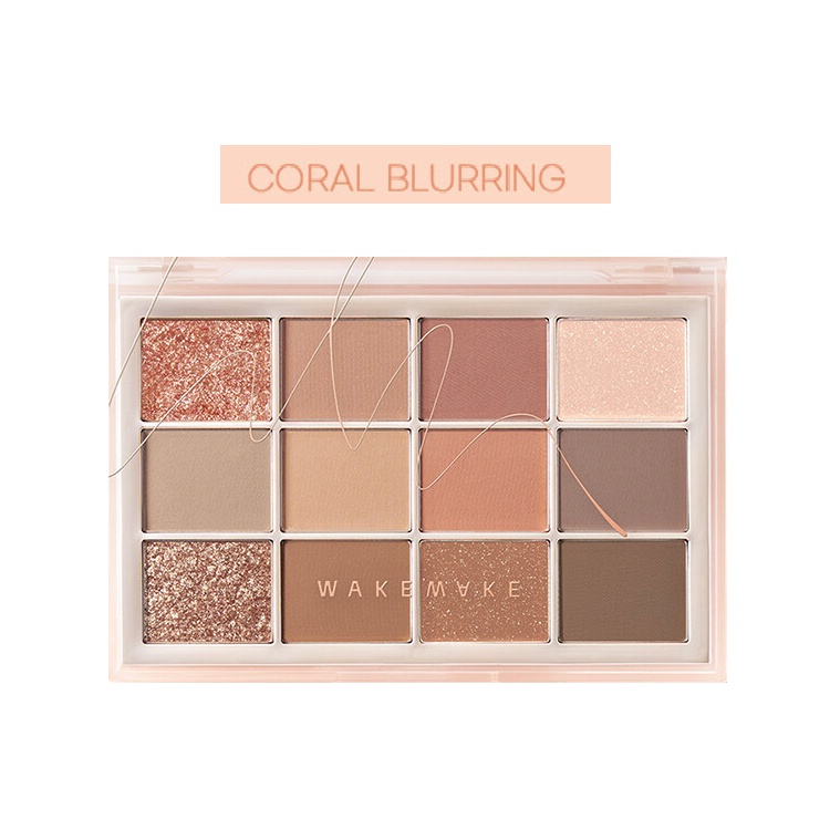 [WAKEMAKE] Soft Blurring Eye Palette 12 Colors EP75 | Shopee Thailand