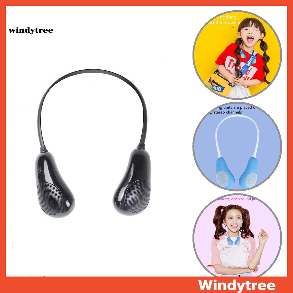 [W&T] Compact Wireless Sound Box Neckband Bluetooth-compatible 5.0 Mini ...