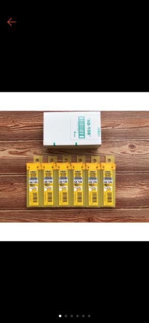 ใบมีดคัตเตอร์ OLFA AB-10S สำหรับงานตัดฟิล์ม ตกแต่งงานติดฟิล์ม (กล่อง 6 หลอด) | Shopee Thailand
