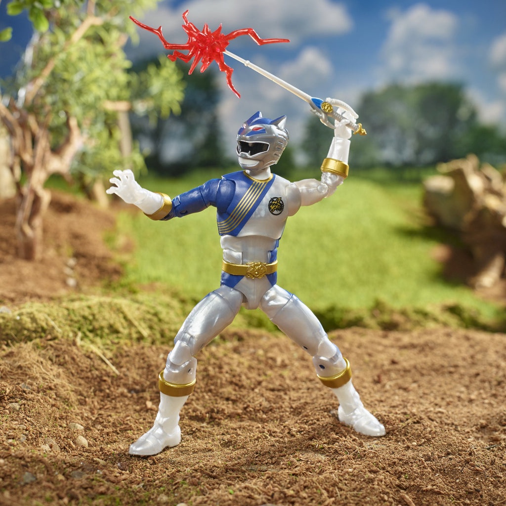 Hasbro Power Rangers Lightning Collection Wild Force Lunar Wolf Ranger ...