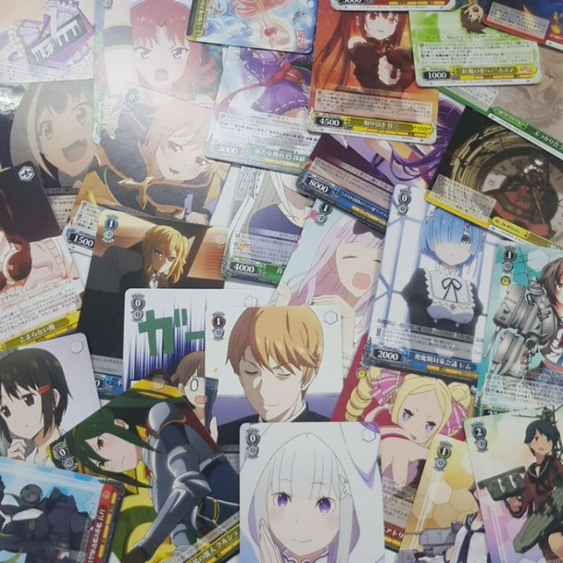การ์ด Weiss Schwarz TCG การ์ดเกม การ์ดอนิเม ของแท้ ภาษาญี่ปุ่น repack ...