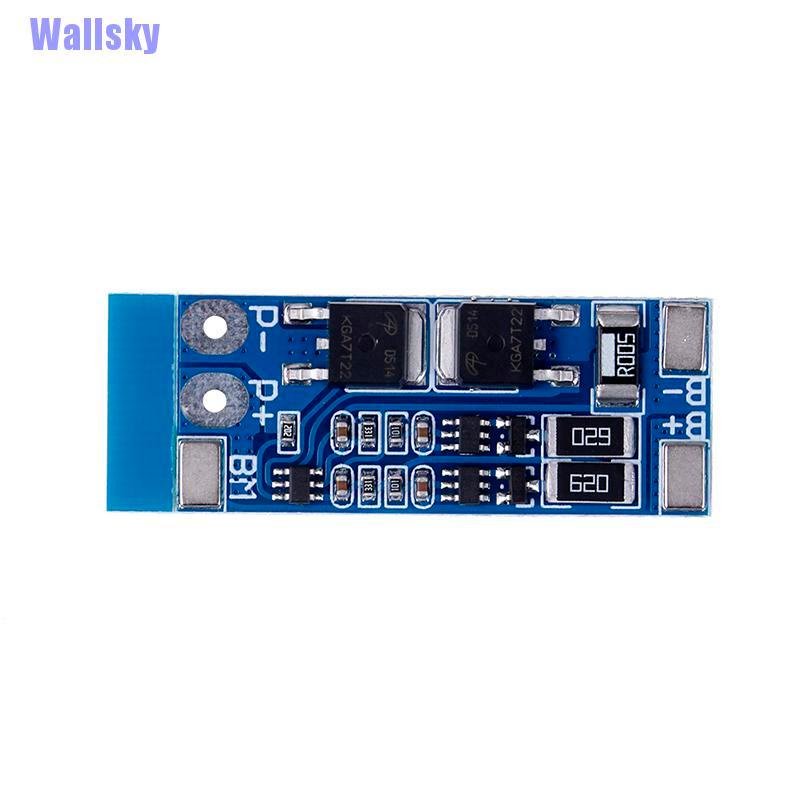 Wallsky> 2S 8A 7.4V Balance 18650 Li-Ion บอร์ดลิเธียมชาร์จไฟ Bms - wallsky.th - ThaiPick
