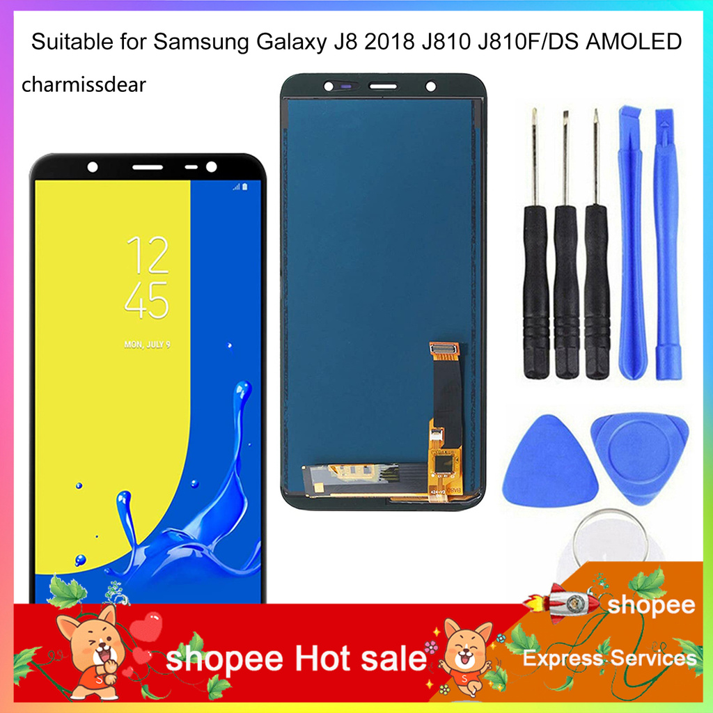อะไหล่หน้าจอสัมผัส Lcd สําหรับ Samsung J8 / Ds - charmissdear.th - ThaiPick