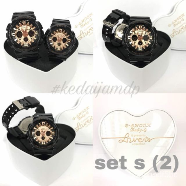 Gshock Baby g Couple Set Jam Couple Watches FREE Couple Box jc80 ...