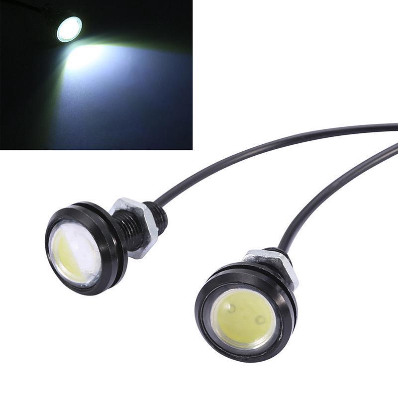 2 x 18 W Eagle Eye Lamp Daylight LED DRL ไฟตัดหมอกสำหรับติดรถยนต์ ...