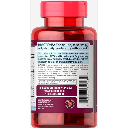 Puritan's Pride Krill Oil Plus High Omega-3 Concentrate 1085 mg / 60 Softgels - leafvitamins ...