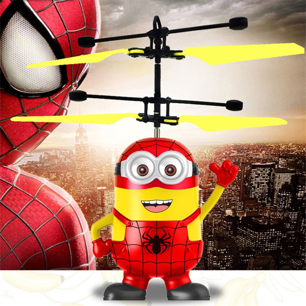 Despicable Me Infrared Induction Aircraft Minion Fly Ball Helicopter ...