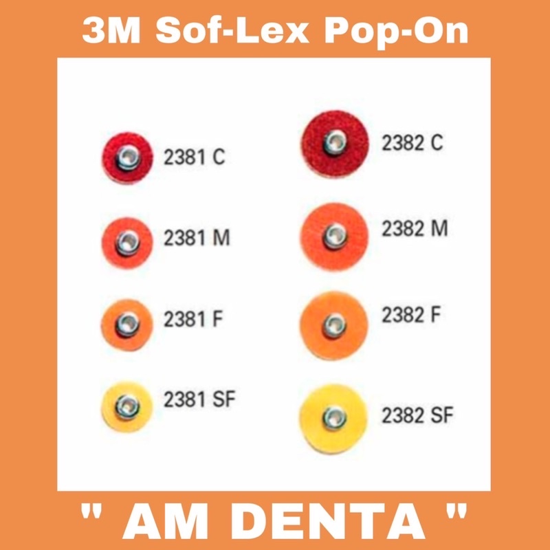 3M Sof-Lex Pop-On Disc มีทุกขนาด - satamsa - ThaiPick