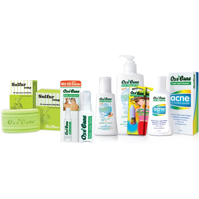 OXE CURE BODYACNESPRAYสเปรย์ฉีดสิวหลัง50ML.,OXE' CURE ACNE CLEAR POTION ...