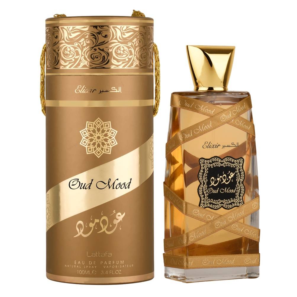 น้ำหอมอาหรับ Oud Mood Gold by Lattafa Original with 3D Sticker 100ml ...