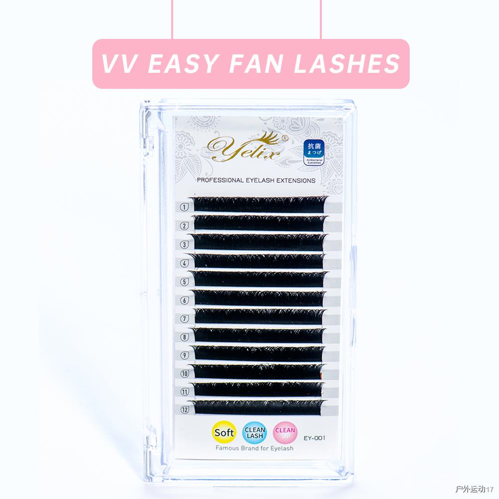 Yelix V Shape Auto-Fans Eyelash Extension Soft Easy Fan Lashes Volume ...