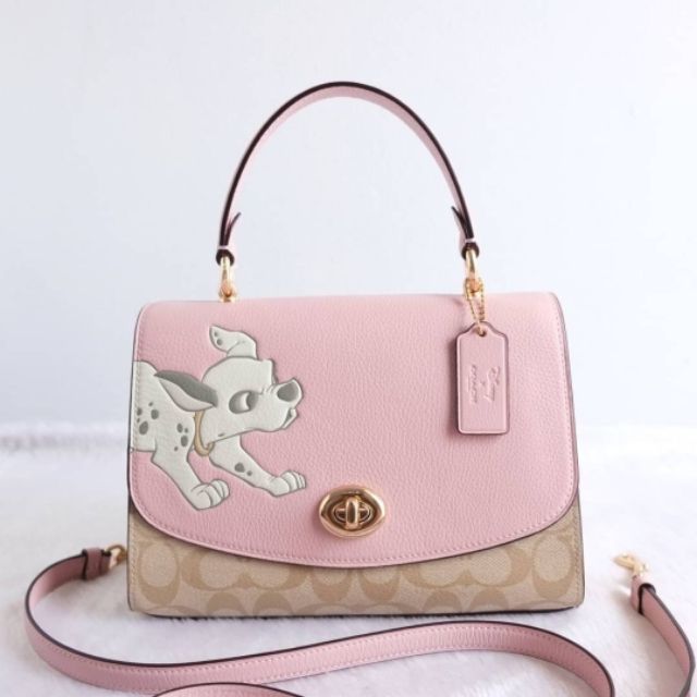 COACH DISNEY X COACH TILLY TOP HANDLE SATCHEL IN SIGNATURE CANVAS WITH ...