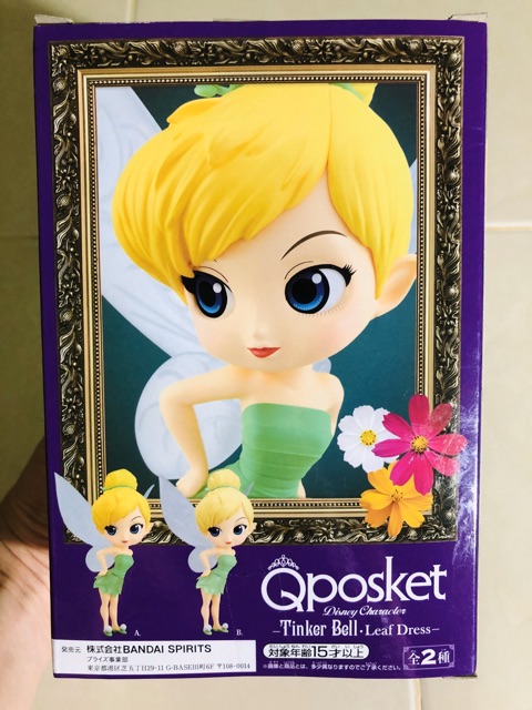 ของแท้ญี่ปุ่น Q Posket Disney Character - Tinker Bell Leaf Dress ...