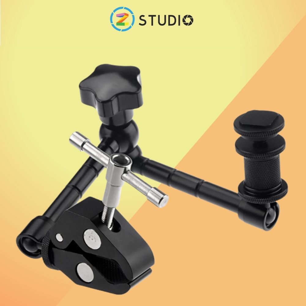 Magic Arm 11 Super Clamp ตัวต่อเพิ่มอุปกรณ์เสริมกล้อง สำหรับต่อไฟ LED ...