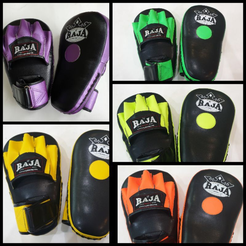 เป้ามือเตะ เป้ามือชกซ้อมเตะ RAJA BOXING (หนังไมโครไฟเบอร์ 100 ...