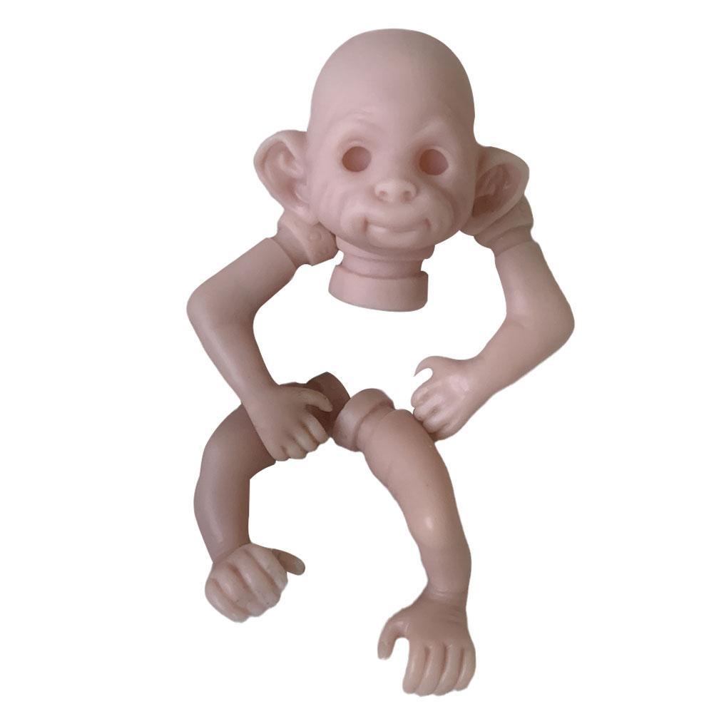 8 Inch Reborn Doll Kit Monkey Baby Doll Soft Silica Gel Doll With ...