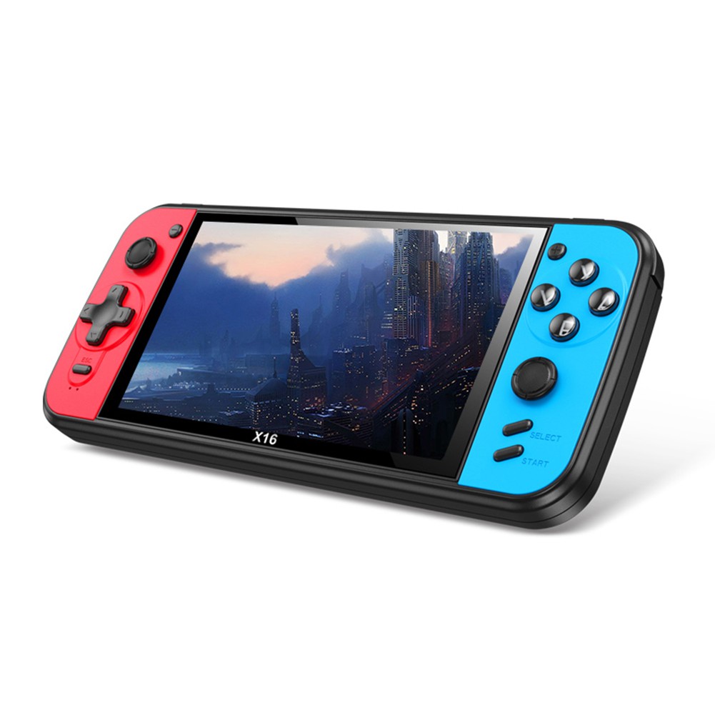 เกมคอนโซล：X16 6.5 inch Retro Video Game Console layer Handheld Gaming ...