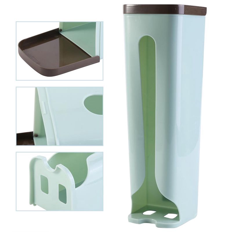 Home Reusable Plastic Bags Storage Box Bag Garbage Container Wall ...