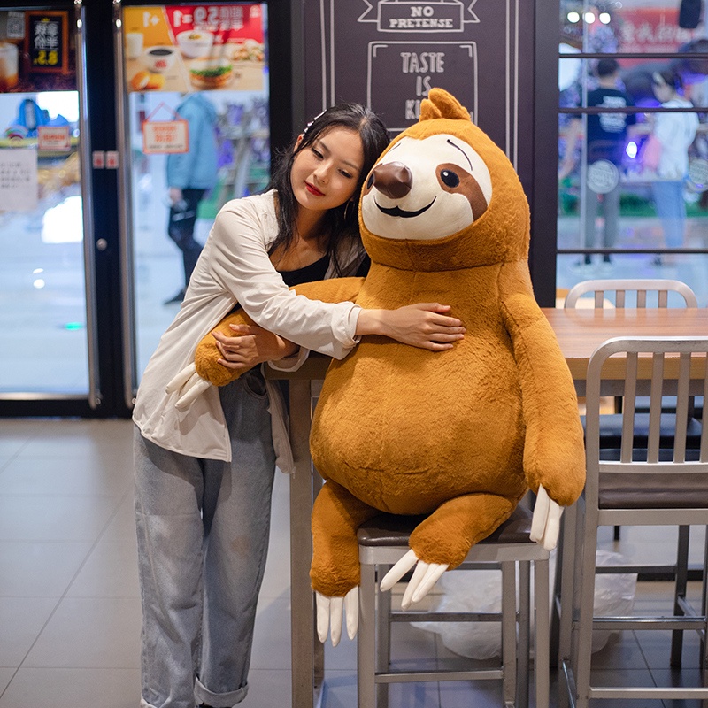 000 คน35 100CM Korea TV Backstreet Rookie Simulation Stuffed Sloth Toy Plush Sloths Soft Toy ...