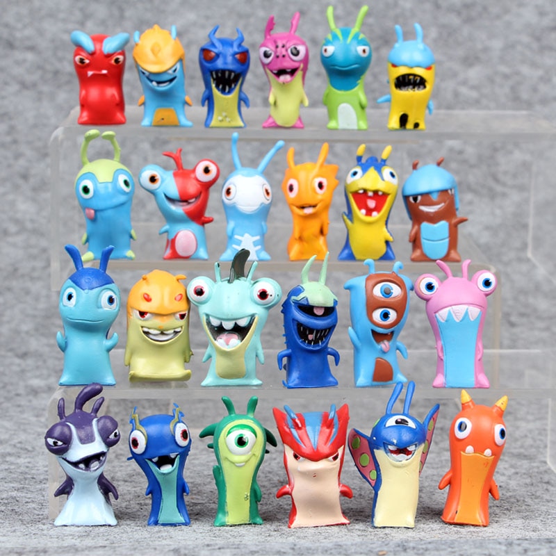 24PCS a set Slugterra Action Figures Toy 5cm Mini Slugterra Anime ...